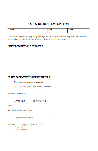 FREE 50+ Option Forms in PDF | MS Word | MS Excel