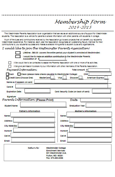 FREE 50+ Association Forms in PDF | MS Word