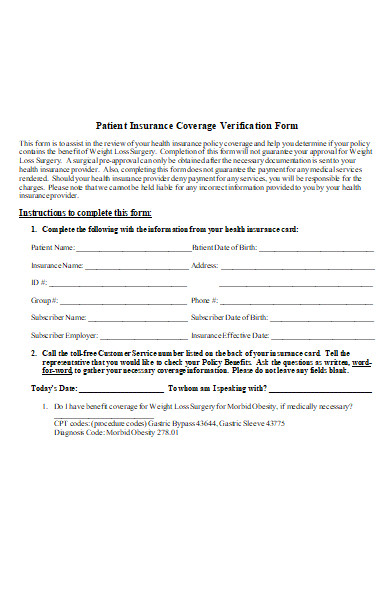 FREE 50+ Application Verification Forms Download – How to Create Guide ...