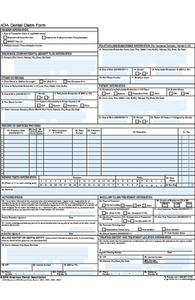 FREE 50+ Dental Forms Download – How to Create Guide, Tips