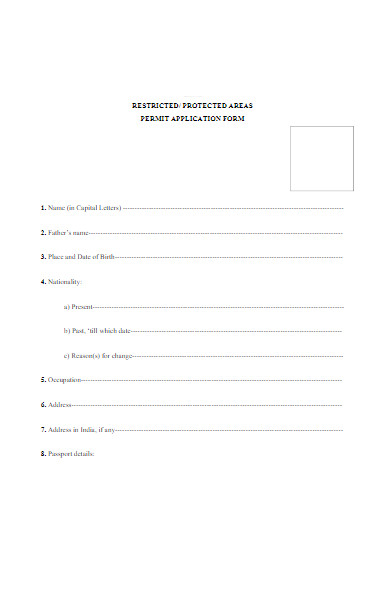 FREE 50+ Permit Forms Download – How to Create Guide, Tips