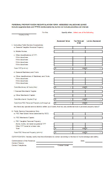 FREE 50+ Property Forms in PDF | MS Word | MS Excel