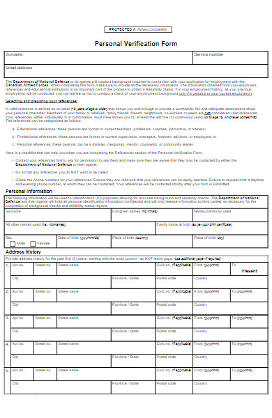 FREE 50+ Application Verification Forms Download – How to Create Guide ...