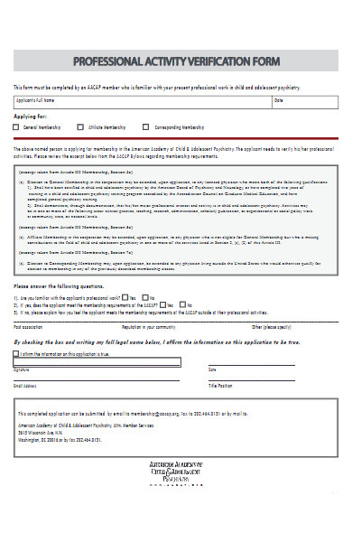 FREE 50+ Application Verification Forms Download – How to Create Guide ...