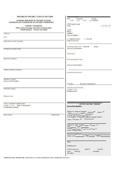 FREE 50+ Property Forms in PDF | MS Word | MS Excel