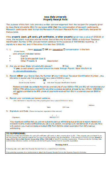 FREE 50+ Property Forms in PDF | MS Word | MS Excel