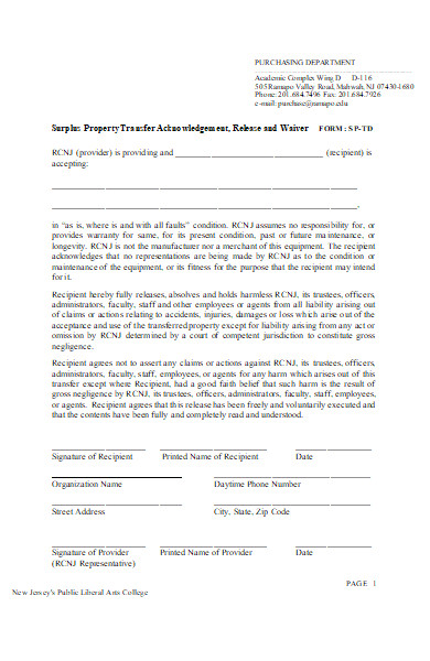 FREE 50+ Property Forms in PDF | MS Word | MS Excel