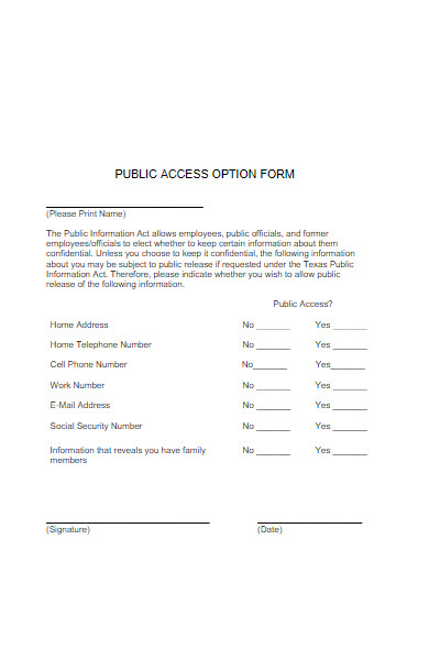 FREE 50+ Option Forms in PDF | MS Word | MS Excel