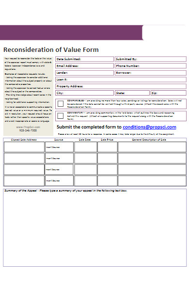 FREE 45+ Value Forms Download – How to Create Guide, Tips