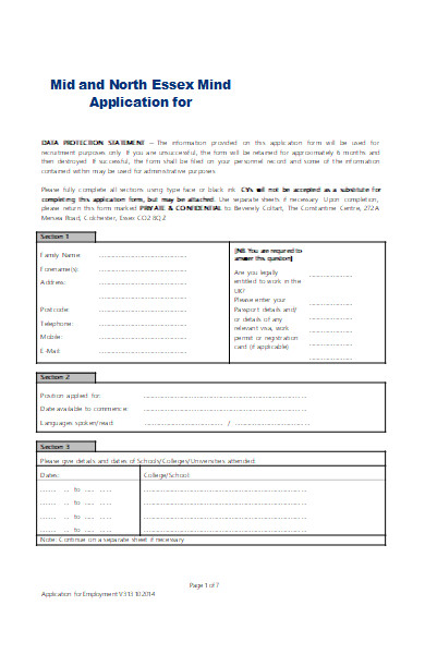 FREE 50+ Education Application Forms in PDF | MS Word | MS Excel