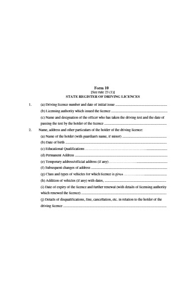 FREE 50+ License Forms Download – How to Create Guide, Tips