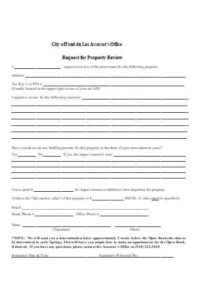 FREE 50+ Property Forms in PDF | MS Word | MS Excel