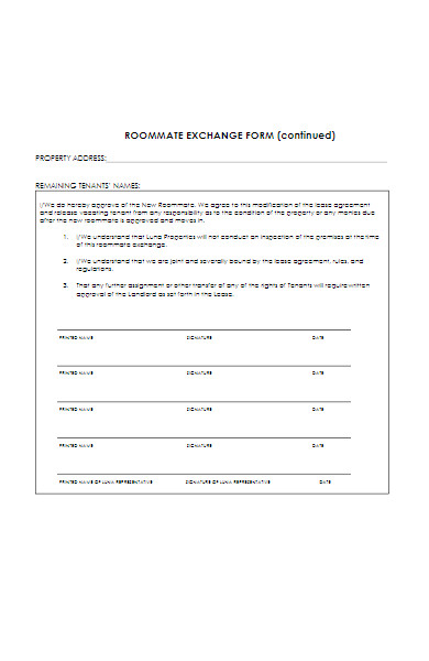 FREE 50+ Roommate Forms Download – How to Create Guide, Tips