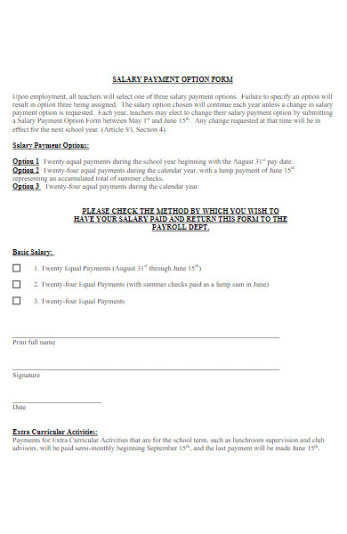 FREE 50+ Option Forms in PDF | MS Word | MS Excel
