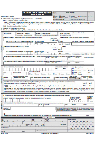 FREE 20+ Title Forms Download – How to Create Guide, Tips