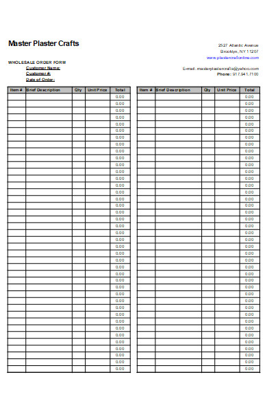 FREE 30+ Wholesale Application Forms Download – How to Create Guide, Tips