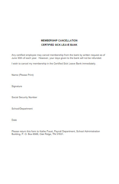 FREE 18+ Leave Cancellation Forms Download – How to Create Guide, Tips