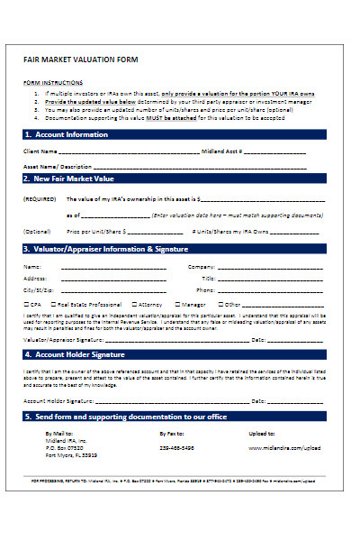FREE 45+ Value Forms Download – How to Create Guide, Tips