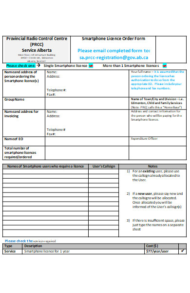FREE 50+ License Forms Download – How to Create Guide, Tips