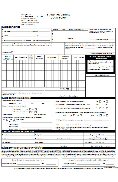 FREE 50+ Dental Forms Download – How to Create Guide, Tips