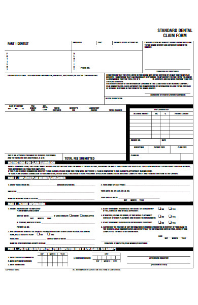 FREE 50+ Dental Forms Download – How to Create Guide, Tips