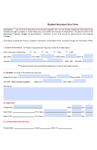 FREE 50+ Assistant Forms Download – How to Create Guide, Tips
