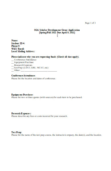 FREE 50+ Education Application Forms in PDF | MS Word | MS Excel