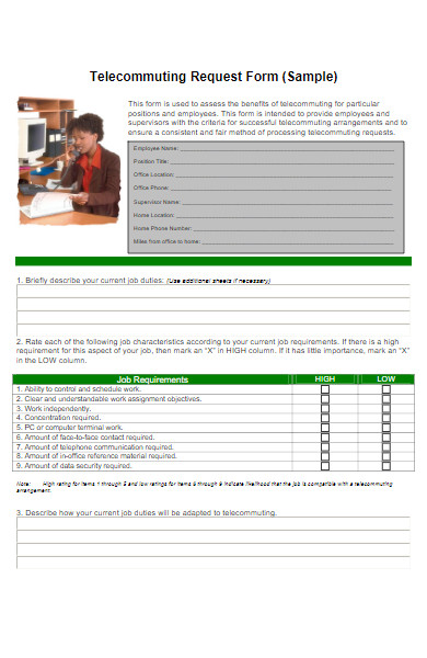 FREE 45+ Work From Home Forms in PDF | MS Word