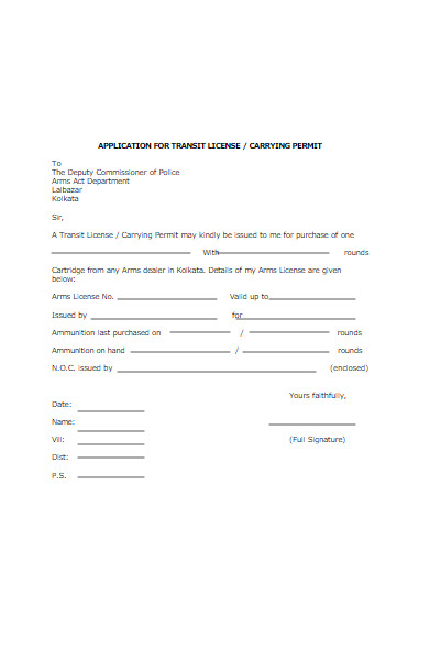 FREE 50+ Permit Forms Download – How to Create Guide, Tips