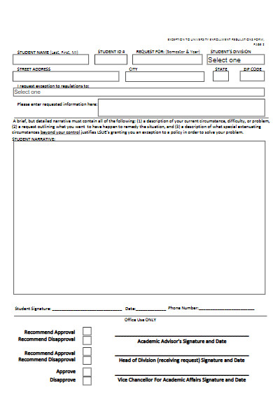 FREE 50+ University Forms in PDF | MS Word | MS Excel