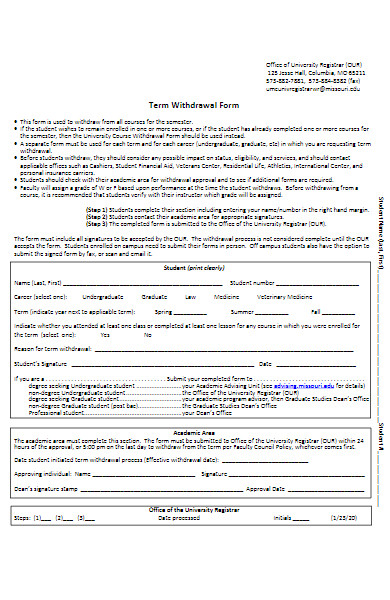 FREE 50+ University Forms in PDF | MS Word | MS Excel