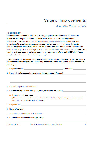 FREE 45+ Value Forms Download – How to Create Guide, Tips