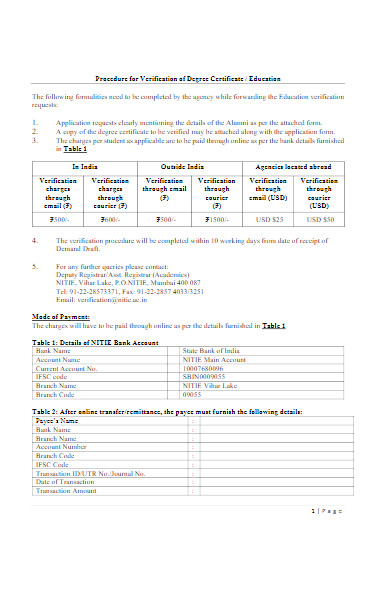 FREE 50+ Application Verification Forms Download – How to Create Guide ...