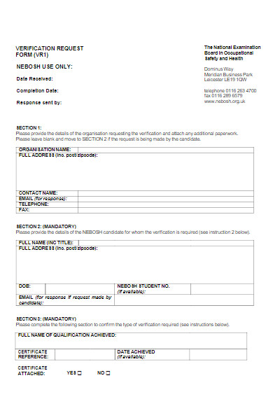 FREE 50+ Application Verification Forms Download – How to Create Guide ...