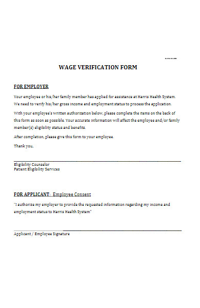 FREE 50+ Application Verification Forms Download – How to Create Guide ...