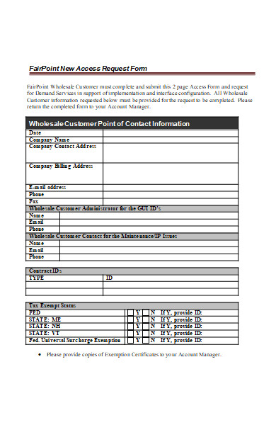 FREE 30+ Wholesale Application Forms Download – How to Create Guide, Tips