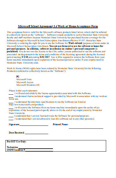 FREE 45+ Work From Home Forms in PDF | MS Word