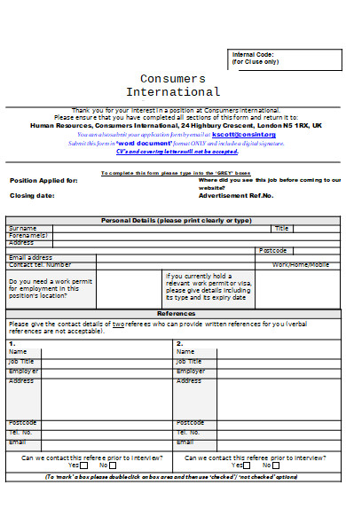 FREE 45+ Work From Home Forms in PDF | MS Word