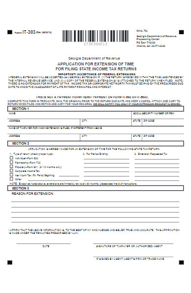 FREE 50+ Extension Forms in PDF | MS Word