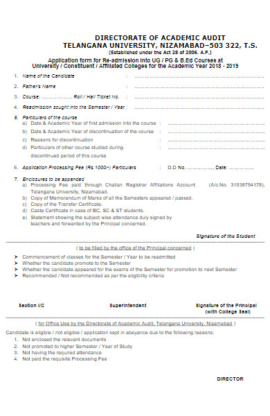 FREE 50+ Readmission Forms Download – How to Create Guide, Tips