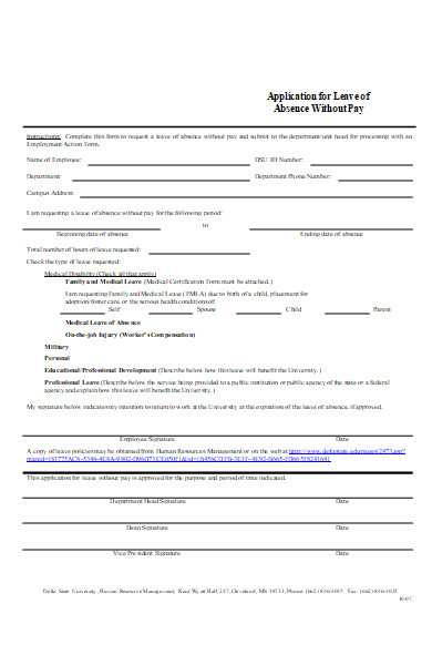 FREE 50+ Leave of Absence Forms Download – How to Create Guide, Tips