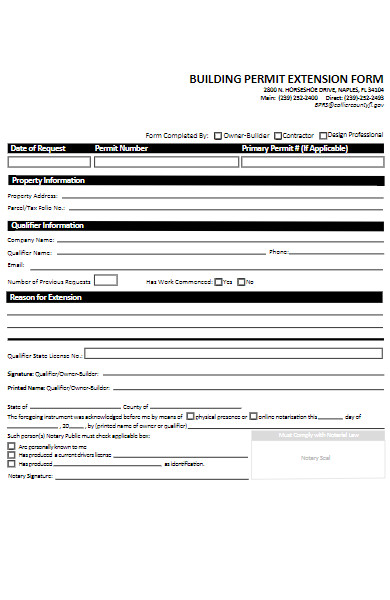 FREE 50+ Extension Forms in PDF | MS Word