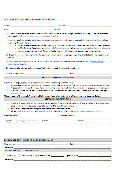 FREE 50+ Readmission Forms Download – How to Create Guide, Tips