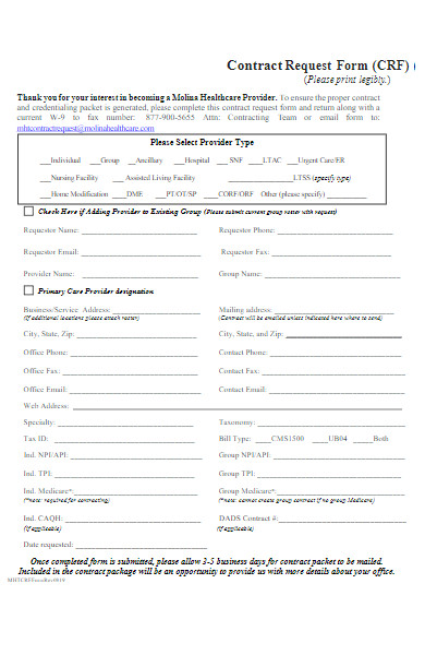 FREE 50+ Contract Application Forms Download – How to Create Guide, Tips