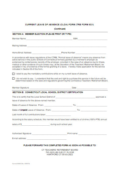 FREE 50+ Leave of Absence Forms Download – How to Create Guide, Tips