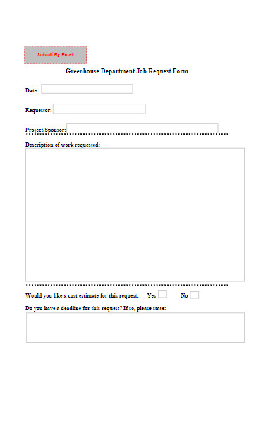 FREE 50+ Job Request Forms Download – How to Create Guide, Tips
