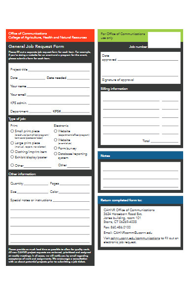 FREE 50+ Job Request Forms Download – How to Create Guide, Tips