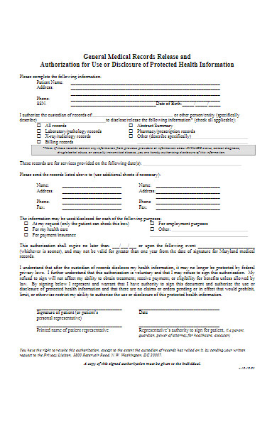 FREE 35+ Medical Record Forms Download – How to Create Guide, Tips