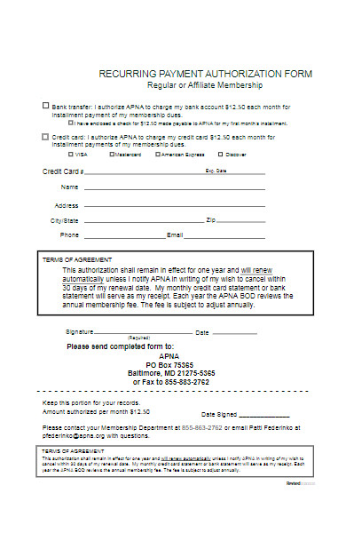 FREE 50+ Payment Authorization Forms Download – How to Create Guide, Tips