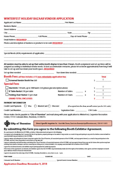 FREE 35+ Holiday Application Forms Download – How to Create Guide, Tips